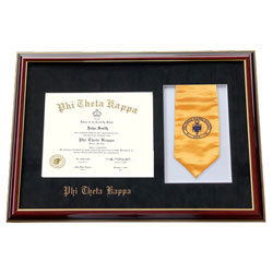 Diploma and Stole Frame - Phi Theta Kappa Honor Society Shop