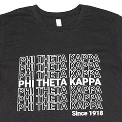 PTK Step and Repeat T-Shirt - Phi Theta Kappa Honor Society Shop