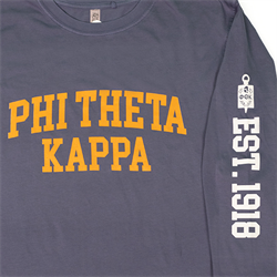 Twilight Blue L/S Key T-Shirt - Phi Theta Kappa Honor Society Shop