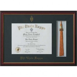 Embossed Certificate and Tassel Frame - Phi Theta Kappa Honor Society Shop