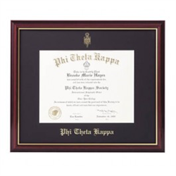 Embossed Certificate Frame - Phi Theta Kappa Honor Society Shop