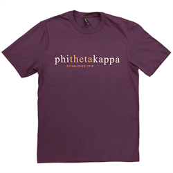 Eggplant T-Shirt - Phi Theta Kappa Honor Society Shop