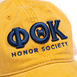 PTK Cap - Old Gold - Phi Theta Kappa Honor Society Shop
