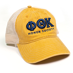 PTK Cap - Old Gold - Phi Theta Kappa Honor Society Shop