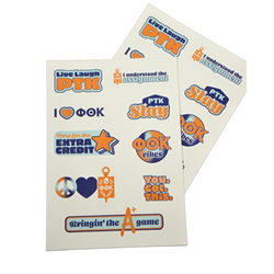 PTK Slay - 5X7 Decal Sheet - Phi Theta Kappa Honor Society Shop