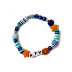 PTK Friendship Bracelet - Blue and Gold - Phi Theta Kappa Honor Society ...